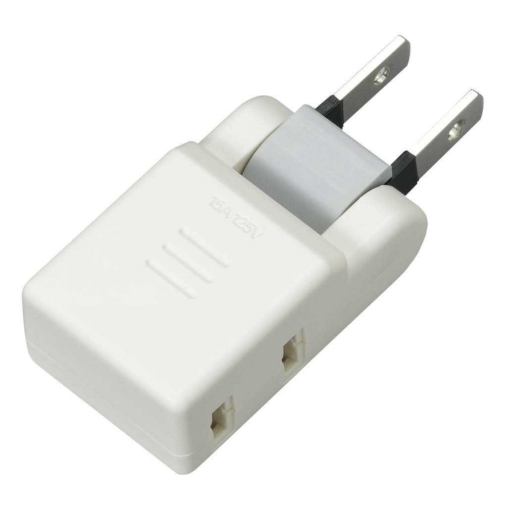 ●コンパクトサイズなのでスペースを気にせず配線できます。●プラグは埃や湿気によって発生するトラッキング火災を予防するぜ絶縁カバー付です。●180度動くスイングプラグで上下方向にスッキリ配線できます。●個口数:2●定格容量:125V15A 合...