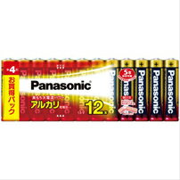 品名アルカリ乾電池 単4形 12本入 (P)LR03XJ/12SW品番P-LR03XJ-12SW形状単4形電圧1.5V寸法約Φ10.5×44.5mm質量11.4g使用推奨期限10年メーカー取寄品