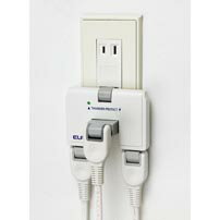 ・電源ラインサージ低減…内蔵されたサージ低減素子（バリスタ）が雷および開閉サージを低減し接続された機器を守ります・耐トラッキングカバー…トラッキングカバーでトラッキング火災を予防します・耐雷サージ表示LED…耐雷サージ機能が作動中に点灯しま...