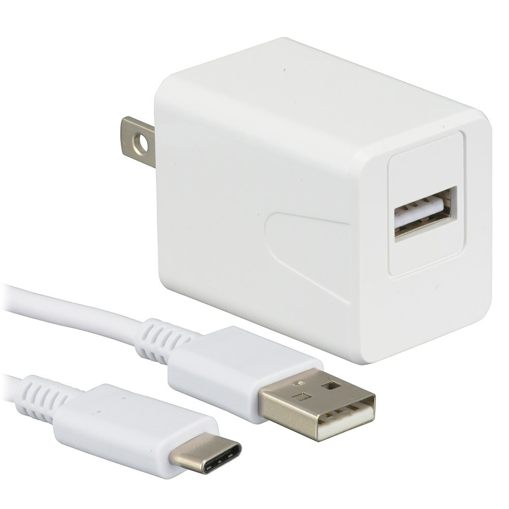 特長 ●コンセントからスマートフォン・タブレットの充電ができる●USB Type-Cコネクタ搭載機器対応●USB Type-Cケーブル脱着型●3Aの高出力で超急速充電 商品仕様 ≪ケーブル≫●コネクター形状：USB Type-A/USB T...