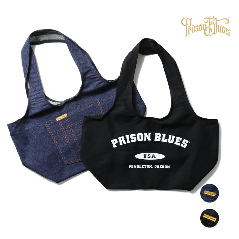 商品名 【PRISON BLUES / プリズンブルース】PRBS52411 GROCERY BAG VARSITY LOGO / グロサリー バッグ バーシティロゴ ブランド 【PRISON BLUES / プリズンブルース】1989年に...