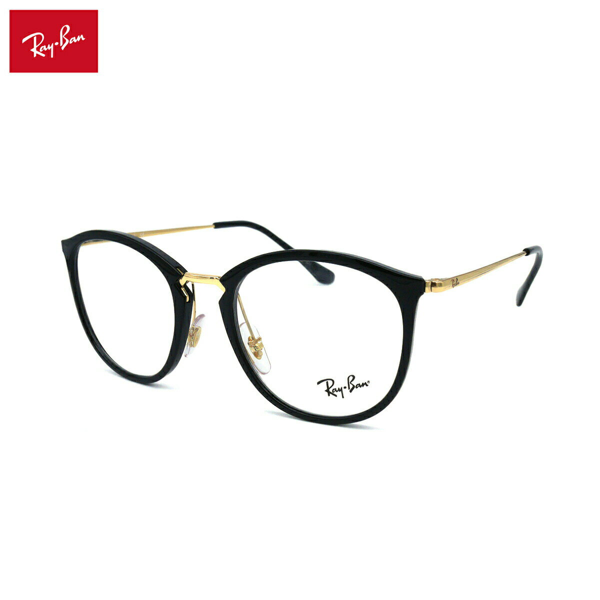 商品情報品番RX7140 (RB7140)グローバルフィットカラー2000フロント：ブラック / ゴールドテンプル：ゴールドサイズ =当店実測値=A＝レンズ横幅　51 mmB＝ブリッジ幅　20 mmC＝テンプル長 150 mmD＝レンズ縦幅...