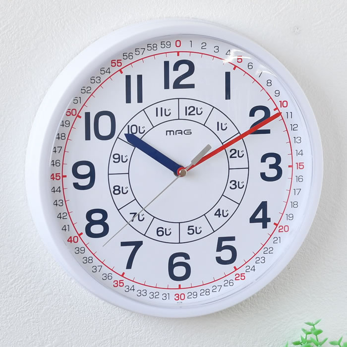 商品名 知育時計よ〜める W-736 商品詳細 サイズ 約 Φ28×D4.9cm 重量 約420g 素材 プラスチック 仕様 保証期間：お買い上げ日より1年間 単3形マンガン乾電池1本（別売）使用※充電式電池、リチウム乾電池には対応しており...