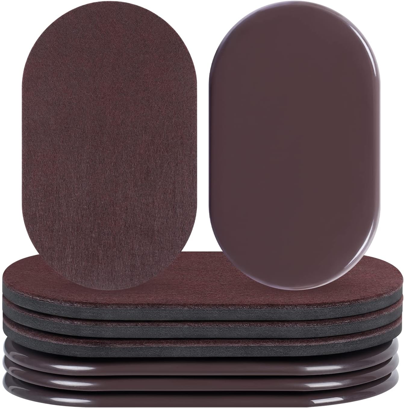 商品情報【カグスベール】パッケージ内容：4個プラスチックのスライダー＋4個フェルトのスライダー。製品サイズ：240*145mm。カラー：ブラウン。【楽々移動できる】4個プラスチックのスライダーと4個フェルトのスライダーは、自分の都合によって...