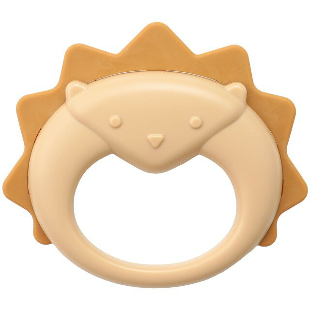 かわいいライオンモチーフのラトルです。ビーズ入りで振ると音がなります。コンパクトサイズで持ち運びに便利です。100×85×15mm本体のみ