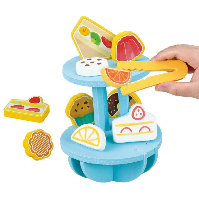 ねんどとEVAパーツでスイーツをつくり、ティーパーティー風のバランスゲームが楽しめるおもちゃです。付属のスタンドにスイーツを積んで遊べるほか、ごっこ遊びとしても幅広く活用できます。作ってからも長く遊べる内容で、ワークショップやイベントにも最...