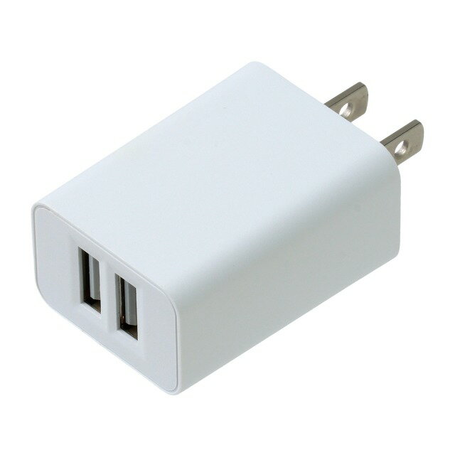 USB機器を2台同時に充電できる便利な2ポートタイプのACアダプターです。家庭やオフィス、旅行先でも使いやすいコンパクト設計でスマートフォンやUSB機器の充電に対応します。5V2A出力で安定した電源供給ができ日常使いの充電器として活躍します...