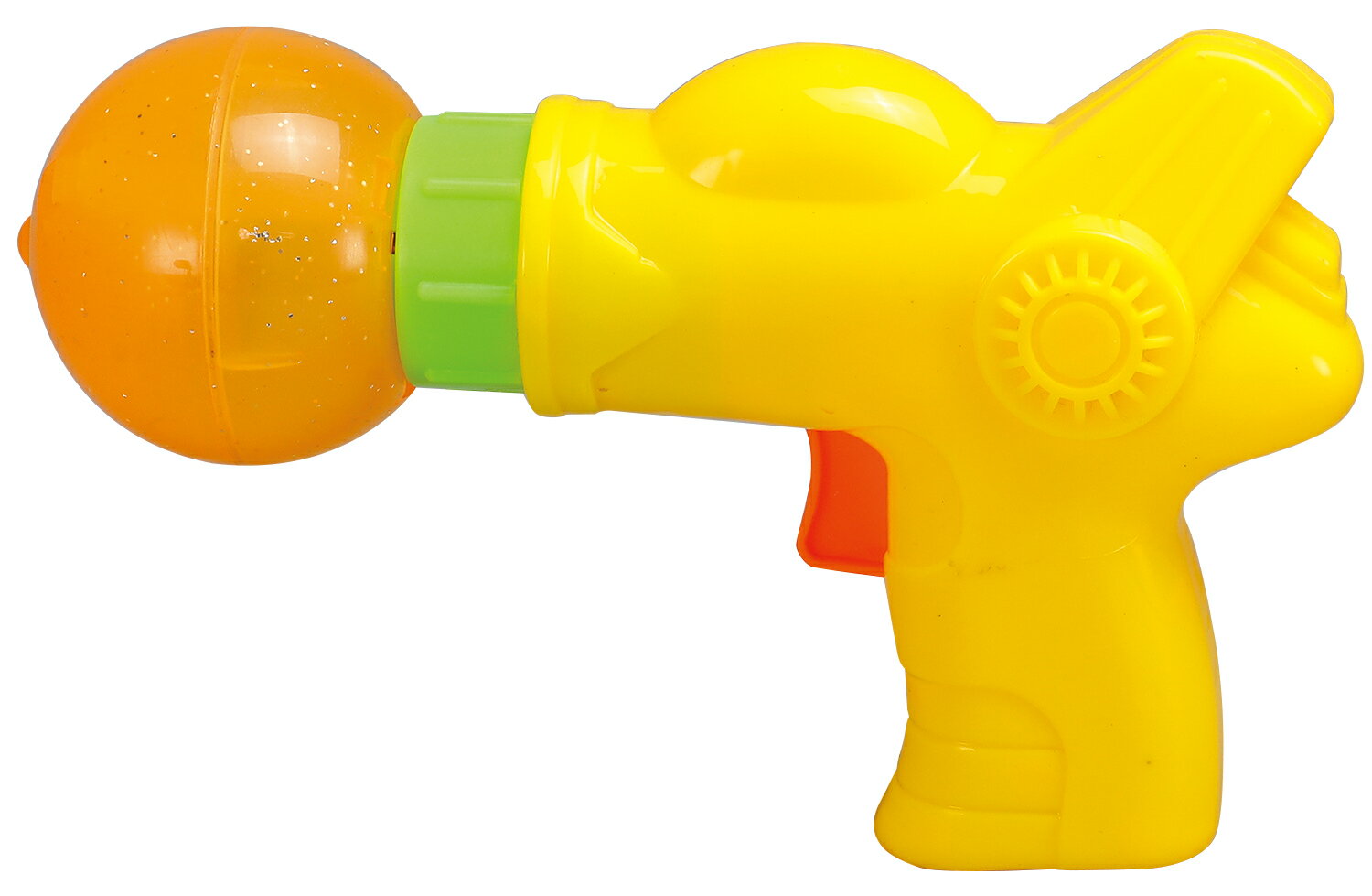 ガンタイプの光るコマ！　電池内蔵（電池交換はできません）サイズ：130×80×20mm　