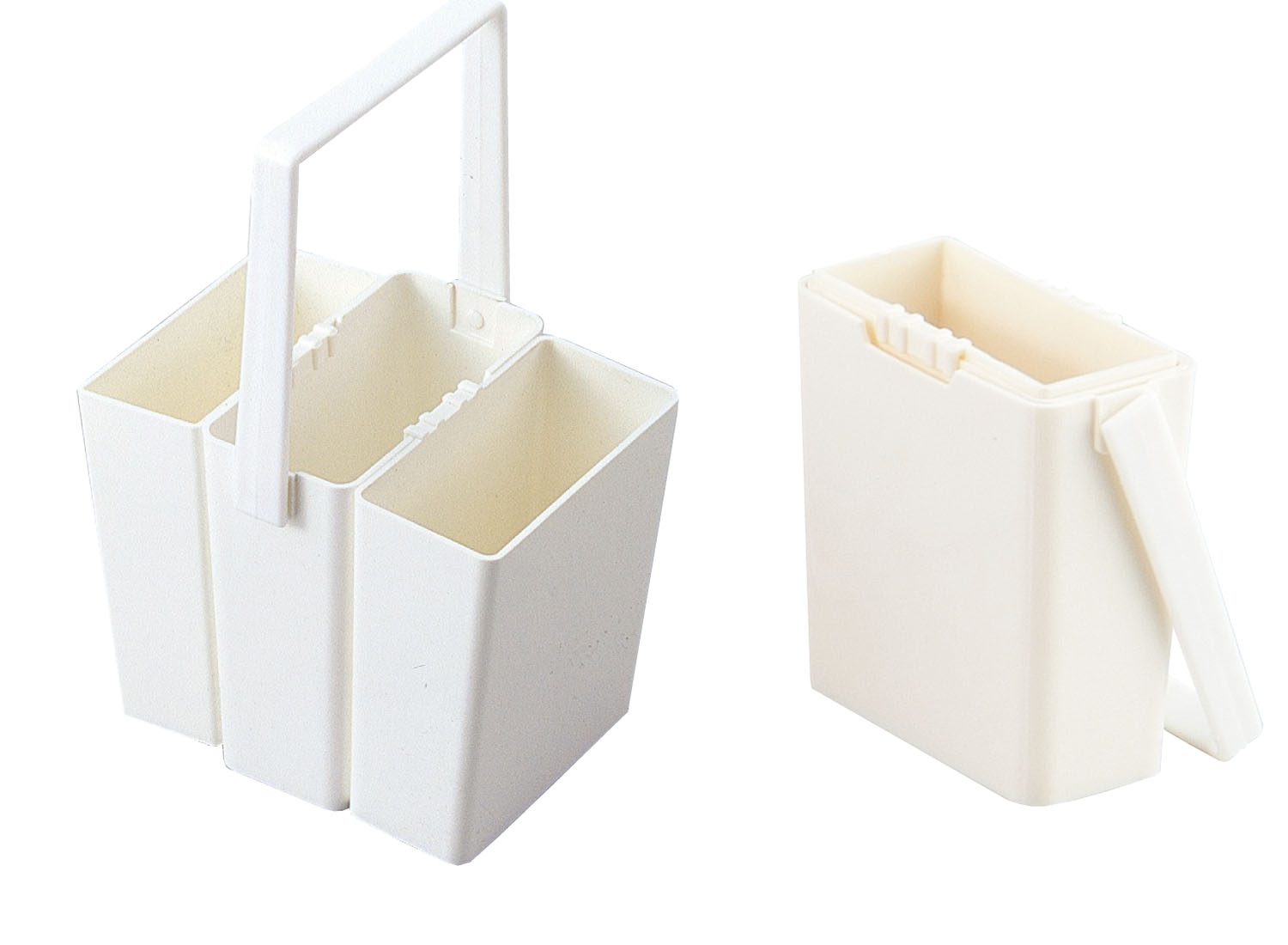 コンパクトに収納可能！使用時：110×90×85mm、収納時：40×90×95mm　
