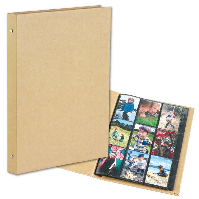 黒台紙なので、写真が綺麗に映えます。表紙に絵を描くことができるので、デコレーションしてオリジナルのアルバムがつくれます。使用可能画材：水彩絵の具、クレヨン、油性マーカー、水彩マーカー、色えんぴつ。推し活用にデコレーションしたり、イラストを描...