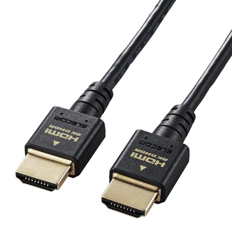 ■48Gbpsの高速伝送により8K(60p)/4K(120p)に対応! 高い信頼性と機能性、ノイズ耐性を兼ね備えたUltra High Speed HDMI(R) Cable規格認証モデルのイーサネット対応ウルトラハイスピードHDMIケーブ...