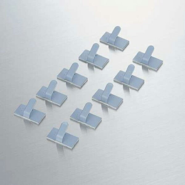 ケーブルをひっかけて壁面に固定するフックです ケーブル類を壁面にすっきり固定できます。 自社環境認定基準を1つ以上満たし、『THINK ECOLOGY』マークを表示した製品です。 環境保全に取り組み、製品の包装容器が紙・ダンボール・ポリ袋の...