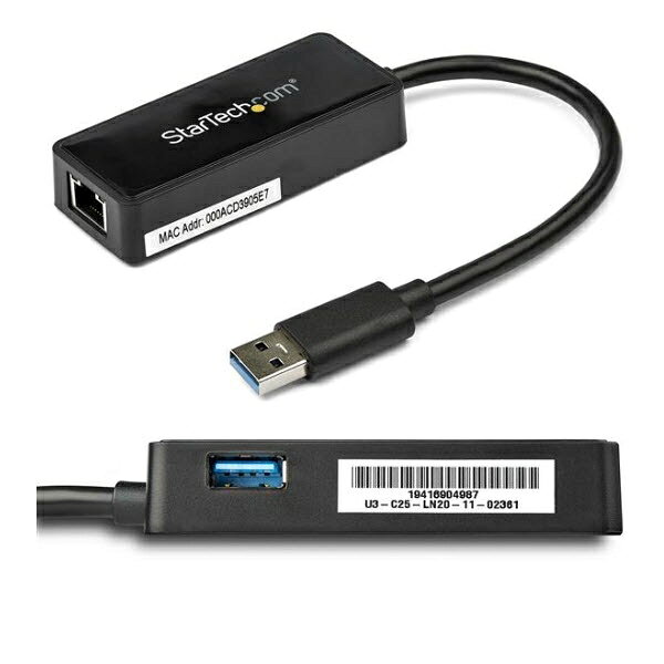 商品説明Ultrabookなどノートパソコンにギガビットネットワークを追加するUSB 3.0 - ギガビット イーサネット アダプタ。USB 3.0パススルーポートを内蔵しており、他の周辺機器で使えるようUSBポートを空けておくことが可能で...