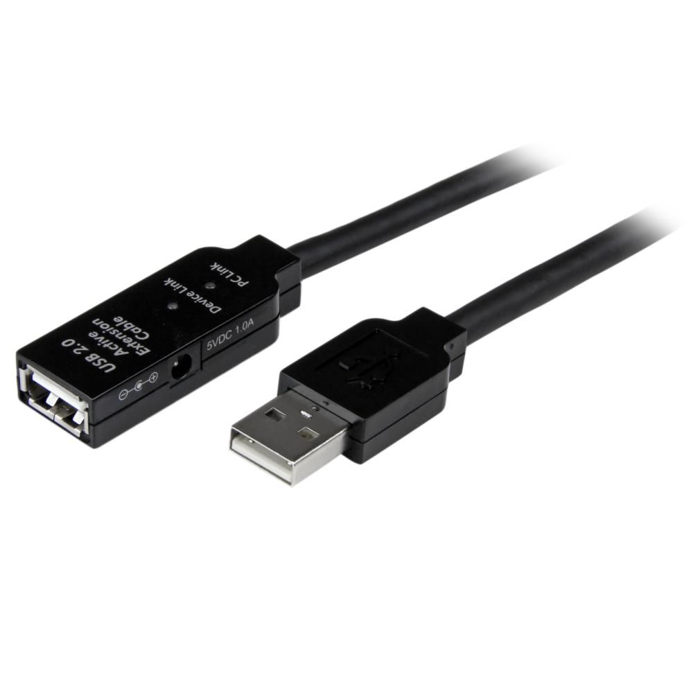 商品説明10m USB 2.0アクティブ延長ケーブル。一端にUSB Aオスコネクタ、もう一端にUSB Aメスコネクタがついており、最長10mの距離でUSB 2.0デバイスをアクティブ延長します。本製品は、距離上の制限と電源上の制限を同時に克...