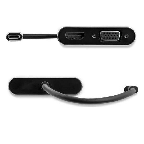 商品説明USB-C対応VGA/HDMIアダプタ。USB Type-C搭載ノートパソコンをVGA/HDMIディスプレイに接続できるポータブルソリューションです。スプリッタとしても機能し、同一のビデオ信号を2台のモニタ(1 x HDMIおよび1...