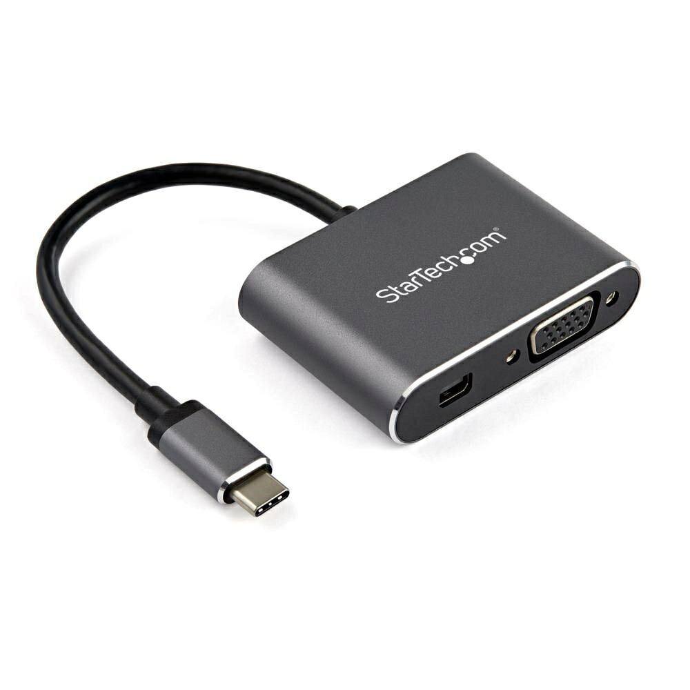 商品説明USB Type-CノートパソコンをMini DisplayPortまたはVGAディスプレイに接続するマルチ変換アダプタ。携帯に適したソリューションです。ハイダイナミックレンジ(HDR)に対応し、シャープな画像が楽しめるビデオ機能を...