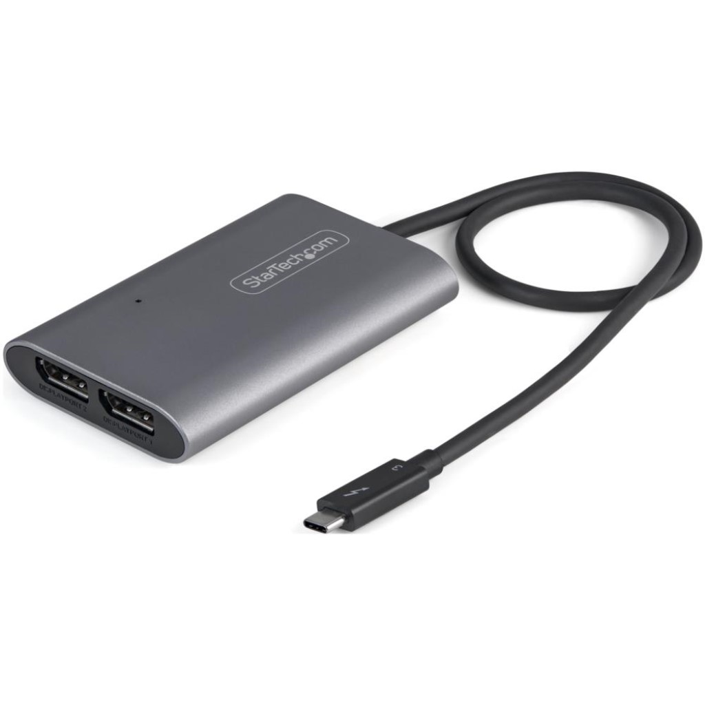 商品説明Thunderbolt-デュアルDisplayPortアダプター。Thunderbolt対応WindowsパソコンやMacBookから2台の4K60Hz DPモニタに接続できます。また、TB3ポートから8Kディスプレイに接続すること...