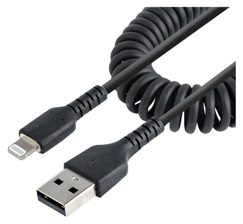 商品説明1mのコイル型Lightning-USB Aケーブル。モバイル機器の充電や同期といった日常の仕様に耐えられるように設計されています。また、38cmまで縮めることができ、コンパクトに収納することができます。デイリーユースに最適耐久性に...