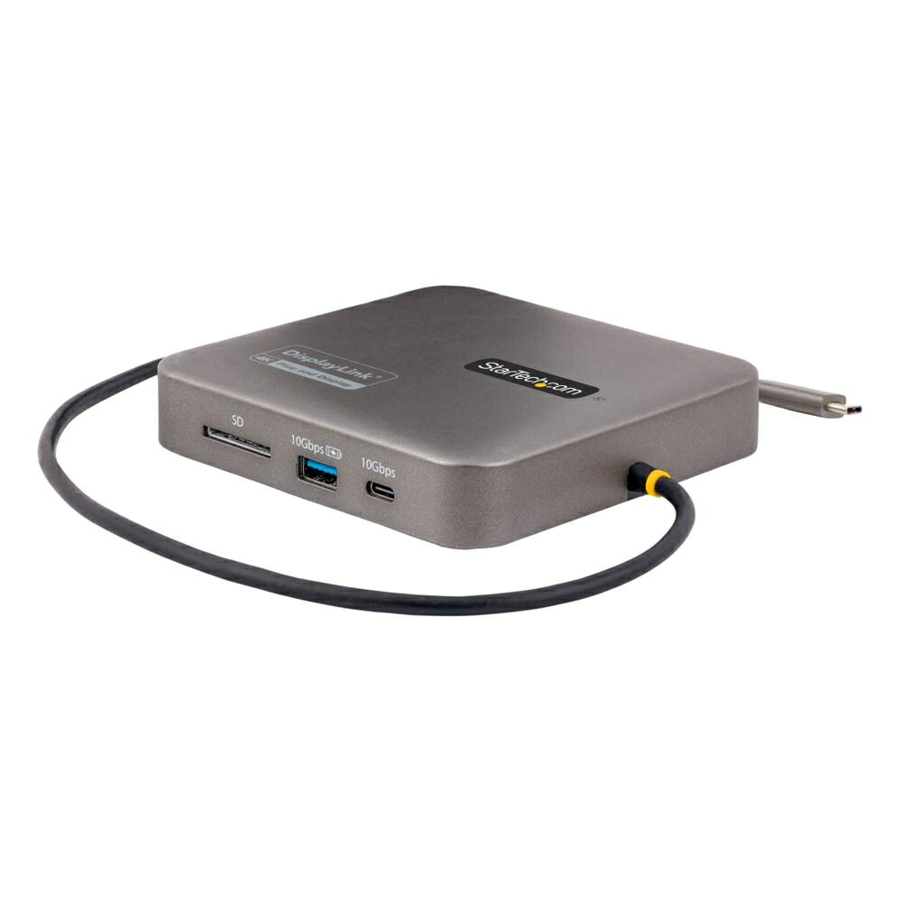 商品説明USB Type-C接続マルチポートアダプター。最大解像度4K60Hzデュアル HDMI 2.0、2口のUSB 3.2 Gen 2(10 Gbps)ハブ(USB B.C1.2充電対応USB-A x 1、USB-C x 1)、SDカー...