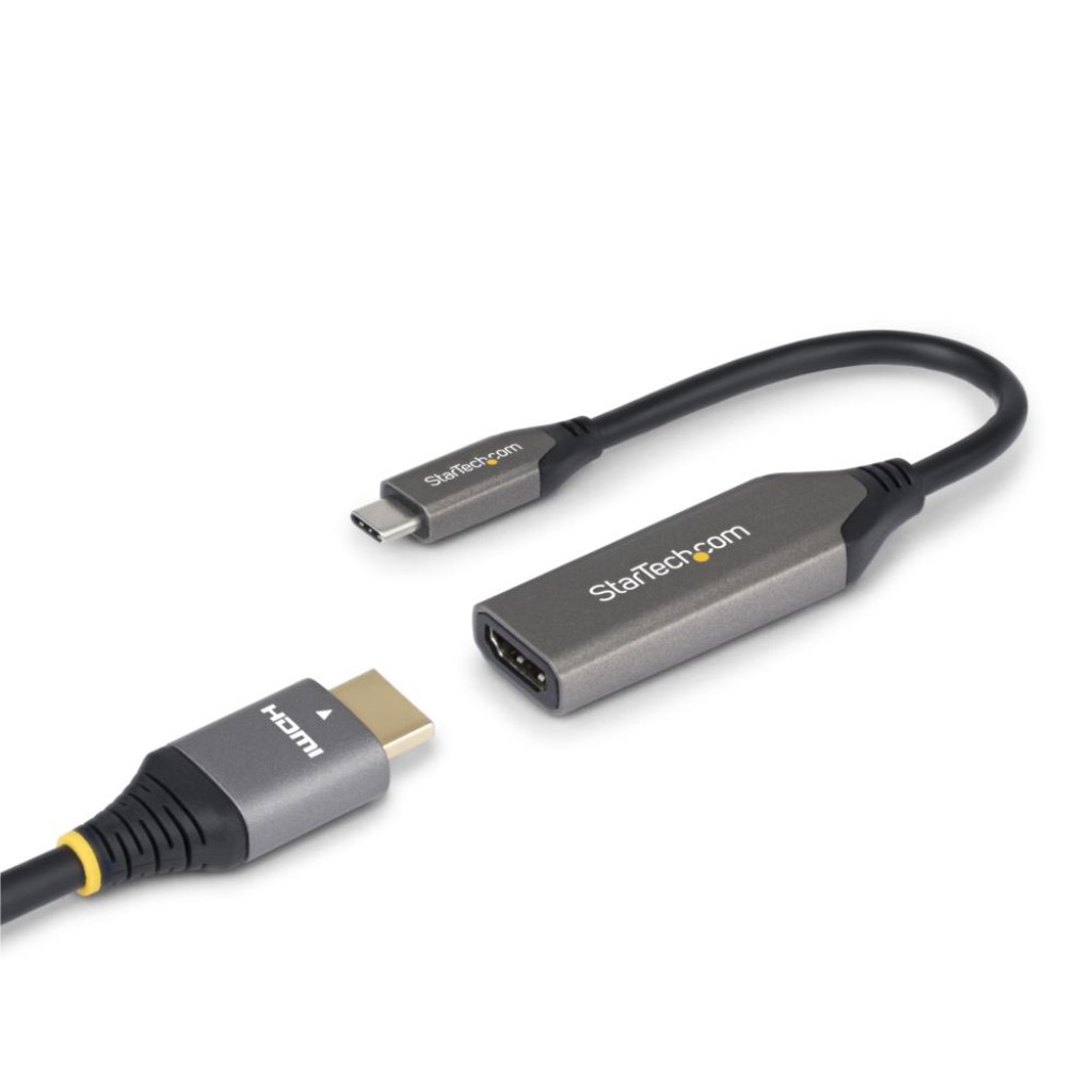商品説明USB-C-HDMI変換アダプター。USB-C(DP Altモード対応)ポートからHDMIディスプレイへ、最大8K 60Hzの高精細映像を直接出力できます。動画編集、3D レンダリング、CAD 作業、デジタルサイネージ、会議室のディ...