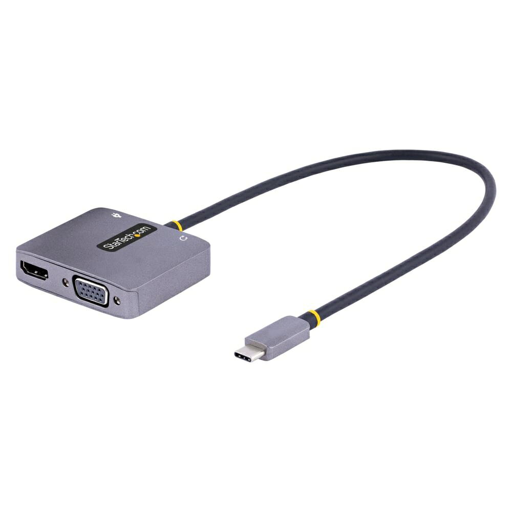 商品説明HDMIおよび/またはVGAビデオ出力に加え、最大100W USB Power Deliveryに対応したUSB-C接続のマルチポートアダプター。汎用性の高いビデオ接続最大解像度4K60HzのHDMIディスプレイ1台、もしくは、19...