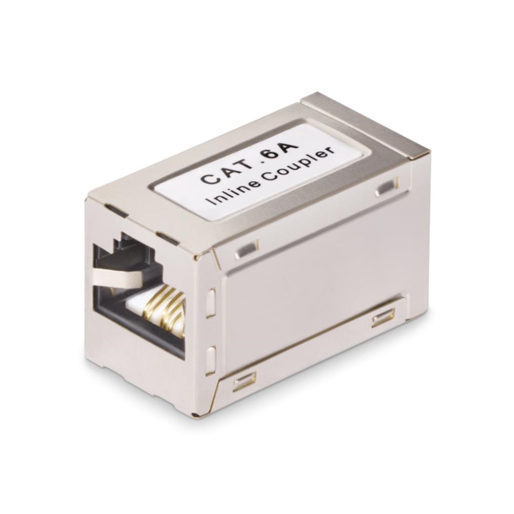 商品説明シールド付き RJ45 LANケーブル延長用コネクター。2本のCAT6Aケーブルを接続してネットワークの接続を延長します。RJ45 LAN中継コネクター(メス-メス)は、業界基準を超える低挿入損失を実現しながら、最適な信号品質を維持...