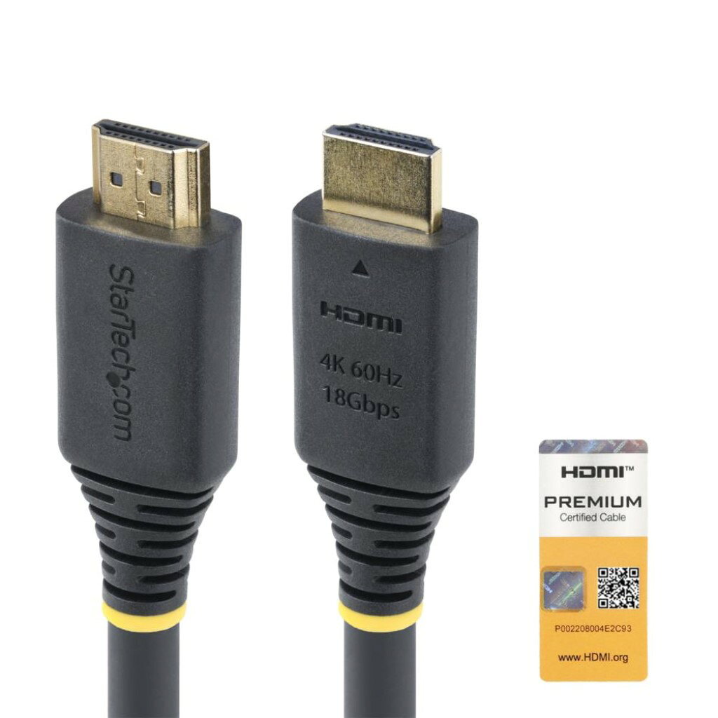 商品説明プレミアムハイスピードHDMI 2.0認証ケーブル。4K UHDテレビやモニターなどに接続します。コネクターには性能を示すマークが付いており、他のHDMIケーブルとを簡単に識別できます。推測による判断を排除し、イーサネット機能を備え...