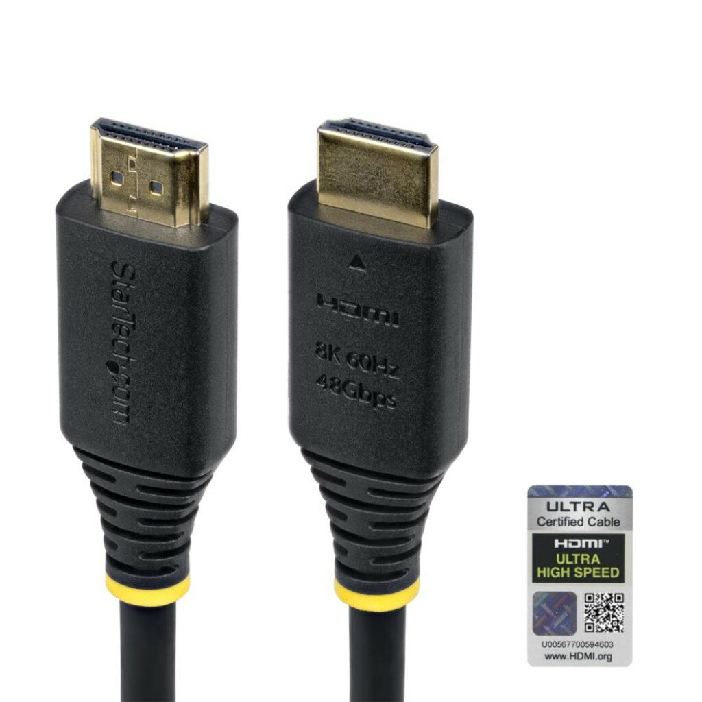 商品説明認証済みUltra High Speed HDMI 2.1 ケーブル。ビジネスのIT環境からプロフェッショナルなAVシステムまで、信頼性の高いパフォーマンスを実現します。各コネクターにはHDMI 2.1の仕様が刻印されており、仕様や...