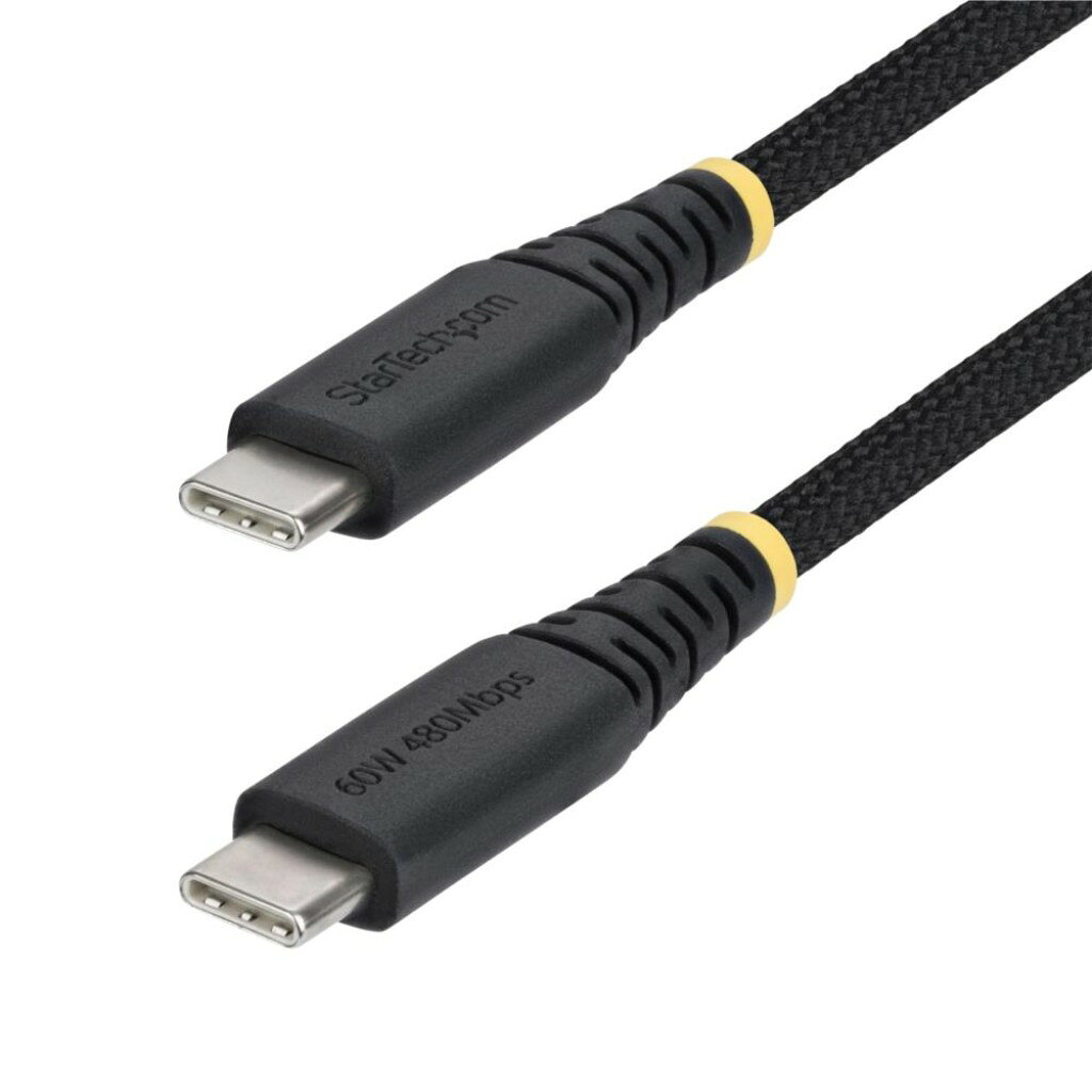 商品説明USB Type-C充電ケーブル。充電器またはハブを USB PD 対応デバイスに接続し、最大 60Wの電力供給と3Aの出力で高速充電を実現します。各コネクター部には性能を識別できるマークが刻印されており、ケーブルの識別がスムーズに...