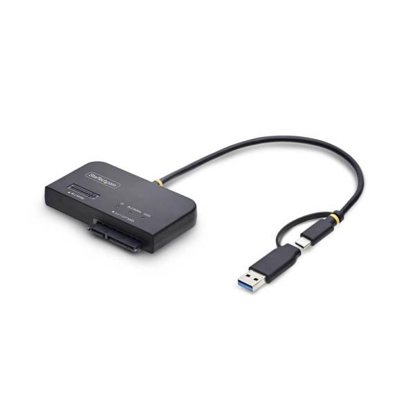 商品説明M.2 NVMeと2.5インチ/3.5インチSATAドライブに対応する、USB Type-C/Type-A接続の2-in-1 NVMe/SATAアダプター。USB-CまたはUSB-A(10Gbps)経由で外付けSSD/HDDとしてア...
