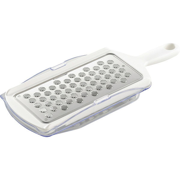 商品説明切れ味の良いステンレス製の刃と、力を入れやすい傾斜で使えるおろし器。滑り止め付きの容器で安定しておろせます。水切りできる口が両側に付いているので、食材をこぼさず水切りできます。ITEM INFORMATIONJAN497948792...