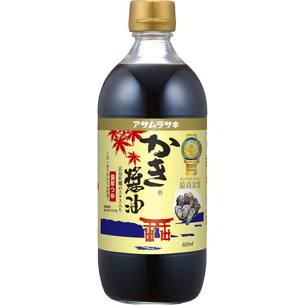 商品説明本醸造醤油に広島県産牡蠣から抽出した旨みエキス・砂糖・みりん等をブレンドした「かえし」に鰹・こんぶ・椎茸の「だし」を合わせる”つゆ”の製法で作られた万能調味料。モンドセレクション最高金賞受賞商品。●かき醤油600mlITEM INF...