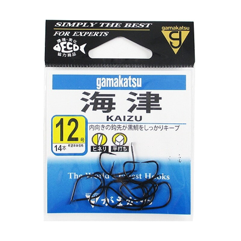 商品説明【がまかつ/Gamakatsu】腰がくの字に曲がり、鈎先はチモトを向いています。この形状が「アケミ貝」や「丸サナギ」を刺すのに適しています。根掛かりが少ないのもこの鈎の特徴。(ヒネリ/平打ち)ITEM INFORMATION[環境美...