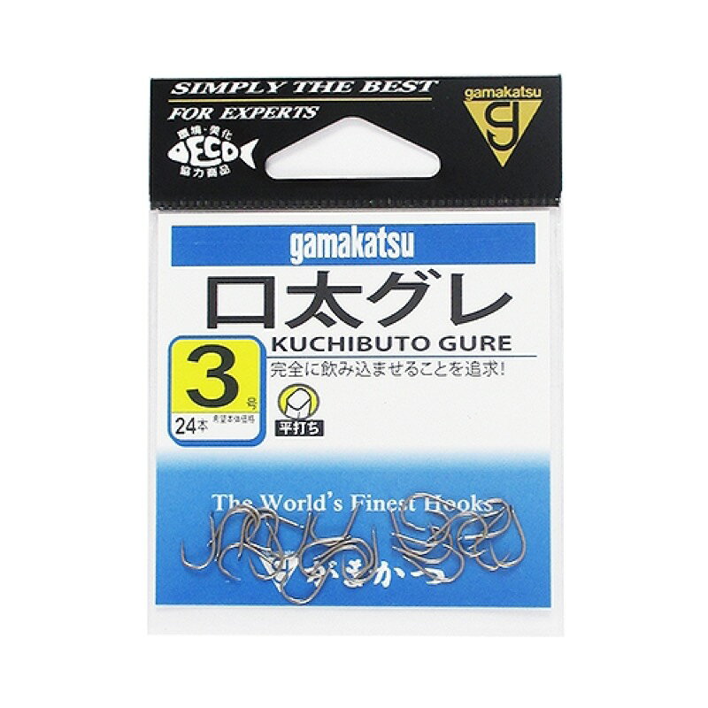 商品説明【がまかつ/Gamakatsu】毎日のように攻め続けられてスレッカラシ状態の口太にも、違和感なく吸い込ませる細軸・短軸・半スレタイプ。さらなる小鈎化で新たなる戦略が生まれる専用スペシャルフックの登場です。(平打ち)ITEM INFO...
