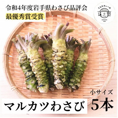 名称 マルカツわさび 小サイズ 5本 真空 岩手県遠野市産【こんたでぃーの遠野】 保存方法 冷蔵 発送時期 2026年7月より順次発送※生産・天候・交通等の事情により遅れる場合があります。 提供元 こんたでぃーの遠野 配達外のエリア 離島 ...