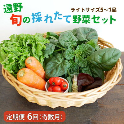 名称 【発送月固定定期便】奇数月発送 旬のとれたて野菜セット(5~7品)ライトサイズ全6回 保存方法 冷蔵 発送時期 【1回目】発送月の前月末日までのお支払いで発送月中旬より順次発送【2回目以降】発送月中旬より順次発送 提供元 こんたでぃー...