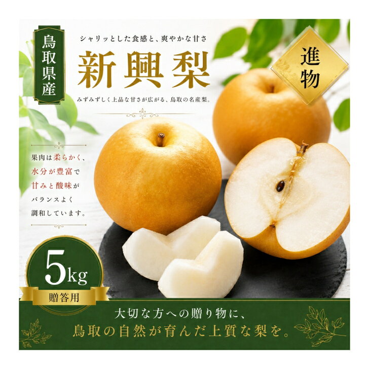 商品情報内容量新興 進物 5kg(7～14玉)アレルギー表示なし提供事業者株式会社やまのおかげ屋申込期日～2026年10月20日までお申し込み時の注意事項※天候や収穫状況により、お届けが前後したり規格が変更になる場合がございます。※最適な時...