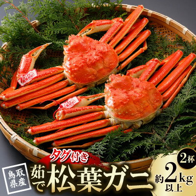名称 【先行予約】鳥取県産 タグ付き 茹 松葉がに 1kg以上×2杯(中村商店)2026年11月発送 保存方法 冷蔵 発送時期 2026-11-01から順次発送 ※2026-11-01以降のお申し込みは1週間程度で順次発送予定 提供元 株式...