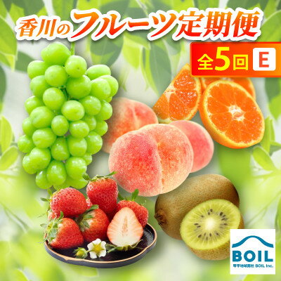 名称 【発送月固定定期便】香川のフルーツ(5E)全5回 保存方法 冷蔵 発送時期 【1回目】発送月の前月20日までのお支払いで発送月上旬より順次発送【2回目以降】発送月上旬より順次発送 提供元 地域商社BOIL．Inc 配達外のエリア 離島...