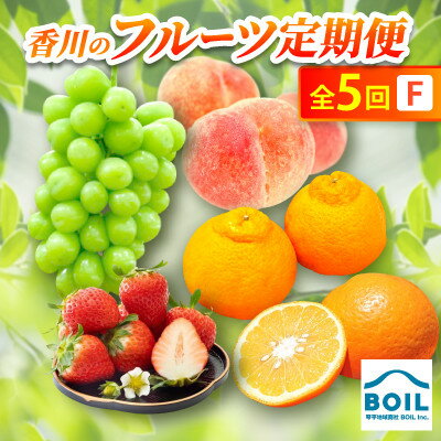 名称 【発送月固定定期便】香川のフルーツ(5F)全5回 保存方法 冷蔵 発送時期 【1回目】発送月の前月20日までのお支払いで発送月上旬より順次発送【2回目以降】発送月上旬より順次発送 提供元 地域商社BOIL．Inc 配達外のエリア 離島...