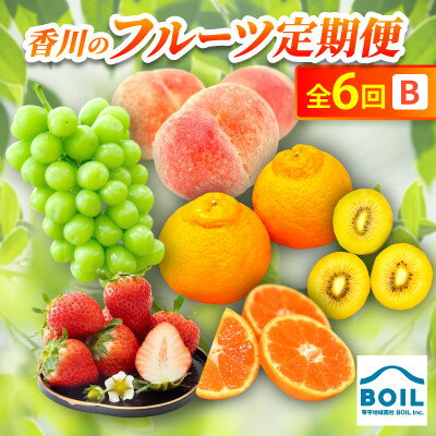 名称 【発送月固定定期便】香川のフルーツ(6B)全6回 保存方法 冷蔵 発送時期 【1回目】発送月の前月20日までのお支払いで発送月上旬より順次発送【2回目以降】発送月上旬より順次発送 提供元 地域商社BOIL．Inc 配達外のエリア 離島...