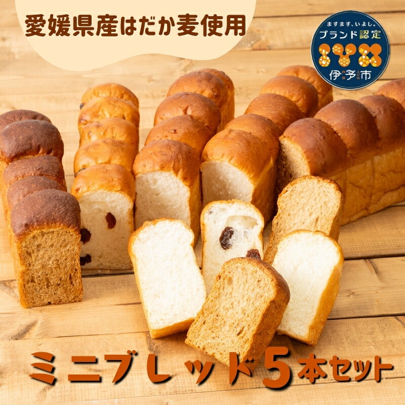 普通の食パンより少し小ぶりな、山形のミニ食パン5本セットです。 ひめのプリティ食パン（黒糖）と、ミニブレット（レーズン・塩こうじ・ミルク・黒糖）のセットになります。 シンプルだからそのまま食べても、軽くトーストしてジャムやバターを塗ったり、...