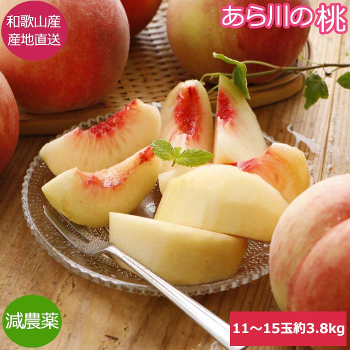 産地 和歌山県あら川産 品質 本白鳳、清水白桃、なつっこ、川中島白桃 *発送時期により異なる 内容量 11～15玉約3.8kg お届け方法 常温便 保存方法 なるべく涼しいところに置いてください。 （保存の際、冷蔵庫に長時間入れないようにし...