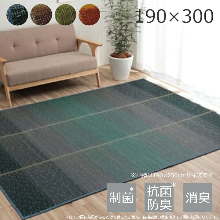 商品名 制菌・抗菌防臭・消臭加工を施したグラデーション柄のい草キッチンマット 特徴 小林製薬の持続性抗菌剤であるKOBA-GUARDを使用したい草ラグです。 KOBA-GUARD加工により制菌・抗菌防臭があります。 裏は滑り止め不織布付きで...