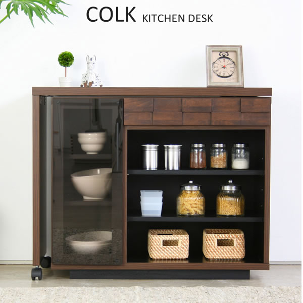商品名 コルク キッチンテーブル COLK KITCHEN TABLE サイズ 本体：幅890(1510)mm×奥行400mm×高さ720mm 材質 本体：強化紙 ガラス：4mm強化ダークグレーガラス カラー --- 仕様 日本の近代居住ス...