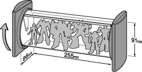 ケースの仕様 ・ケースは底板（黒色厚さ約1mm）及び天板（透明）はプラスチック（厚さ約1mm）、側面（周囲）は透明のプラスチックシート（塩化ビニール厚さ0.35から0.5mm）で形成されています。 ・底板、天板、側面は分離でき、側面は折りた...
