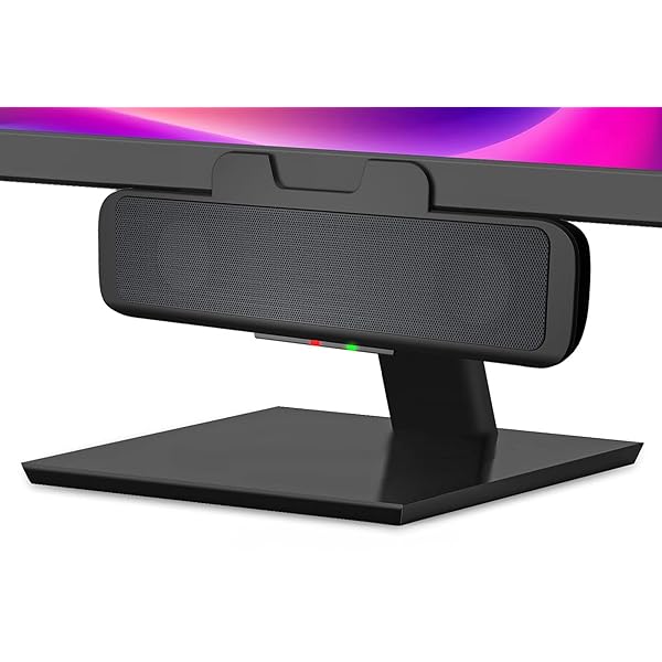 Cyber Acoustics USBスピーカーバー (CA-2890) – ステレオUSBパワードスピーカー、簡単にクランプしてモニター、便利なコントロールブランドCyber Acoustics色ブラック - USB。モデルCA-2890...