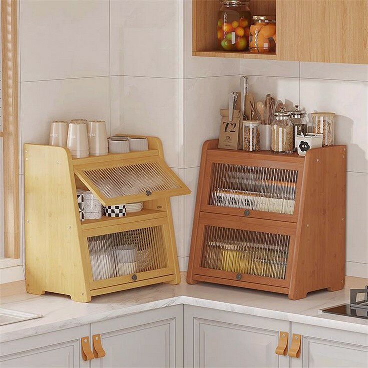 【素材】：楠竹 【カラー】：ベージュ コーヒー色 茶色 【サイズ】：二段40CM 二段50CM 三段40CM 三段50CM ※平置きのサイズとなります為、多少の誤差がある場合や表記サイズと異なる場合がございます。 ※商品はデジカメ撮影をして...