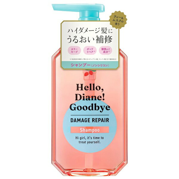 カラーリングやブリーチ髪も、毛先までトゥルルン。 ハイダメージうるおい補修シャンプー。 ●カラーキープ ●ボンドリペア(*1)：パサつき髪も潤いまとまる ●高浸透ナノ化オイル(*2)：ダメージ髪に浸透＆保湿 ●熱を味方にする酸熱ケア成分(*...