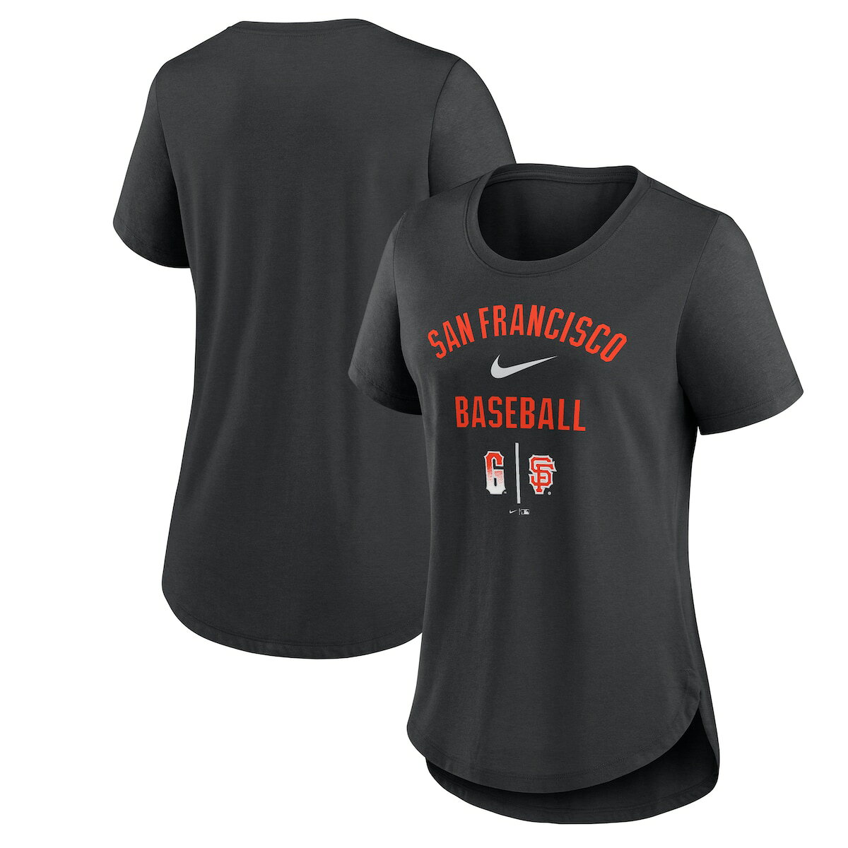 Comfortably support your favorite MLB squad in this San Francisco Giants T-shirt from Nike. It features authentic City C...